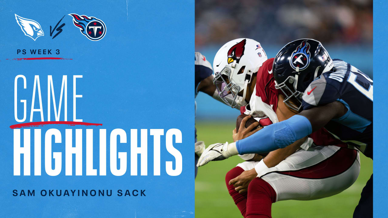 Sam Okuayinonu Caps Titans' Preseason with Final Sack to Put Game Away ...