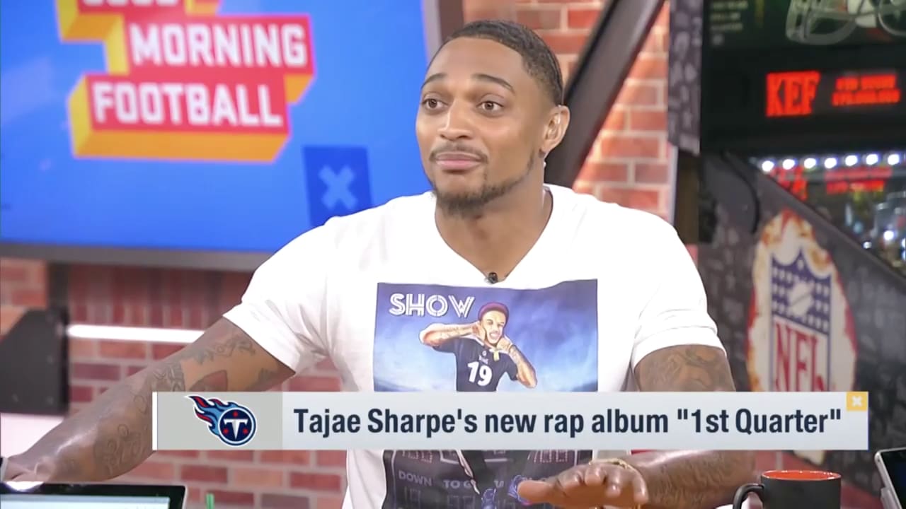 Titans WR Tajae Sharpe Shows Off Epic Freestyle Rap Skills on 'GMFB'