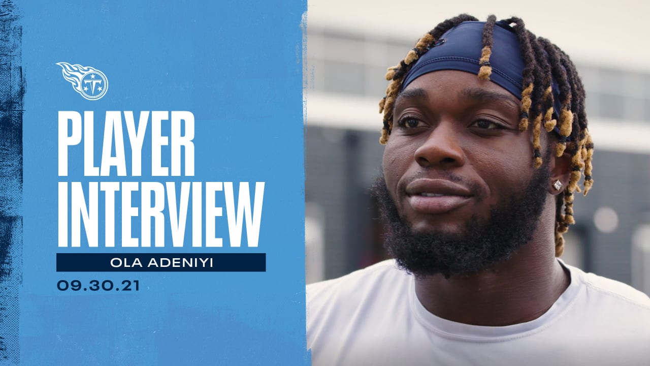 Titans OLB Ola Adeniyi Press Conference