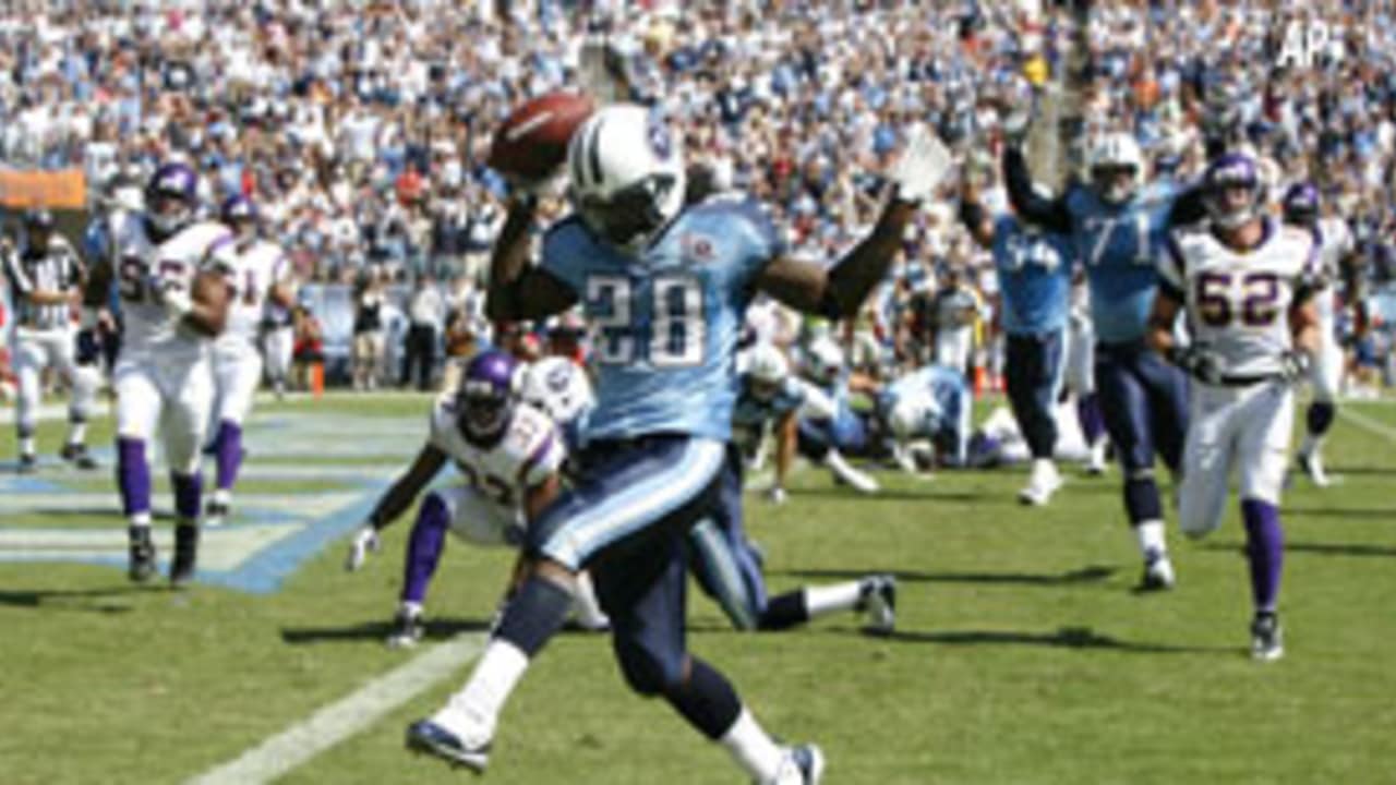 Titans-Vikings Flashback: CJ's First Two Rushing TDs