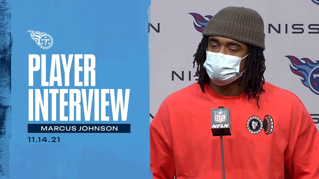 Titans WR Marcus Johnson Press Conference