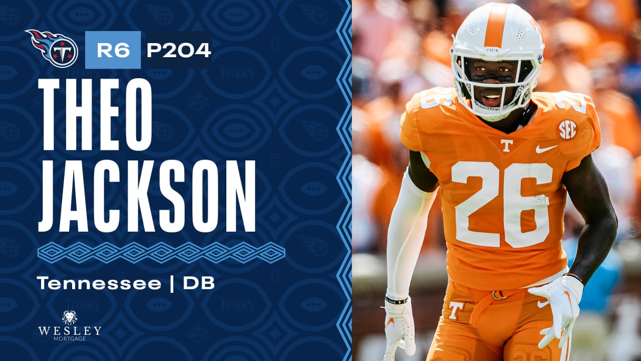 Titans Select Former University of Tennessee Safety Theo Jackson in the ...