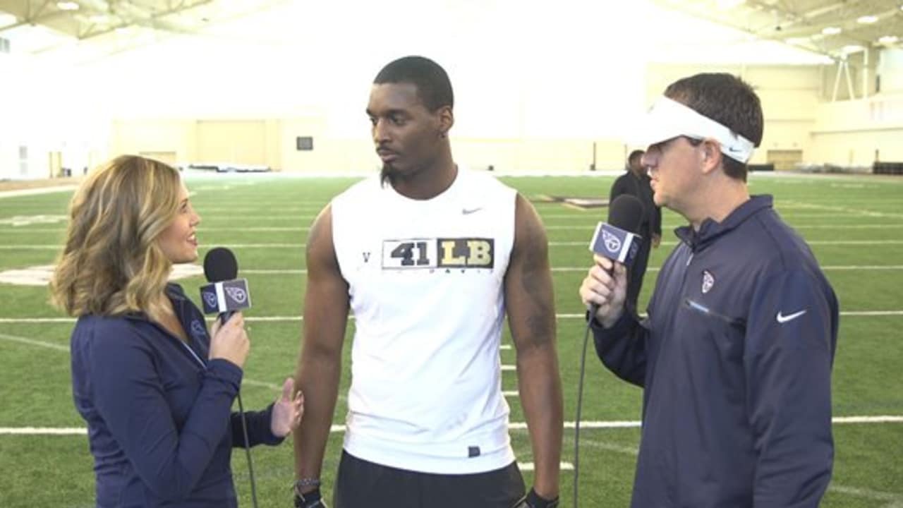 Zach Cunningham Talks with the Titans