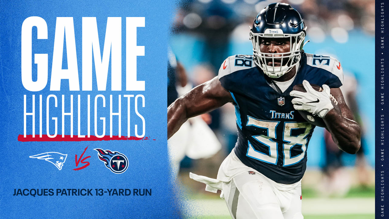 Jacques Patrick Bursts Through Hole for 13 Yards | Game Highlights