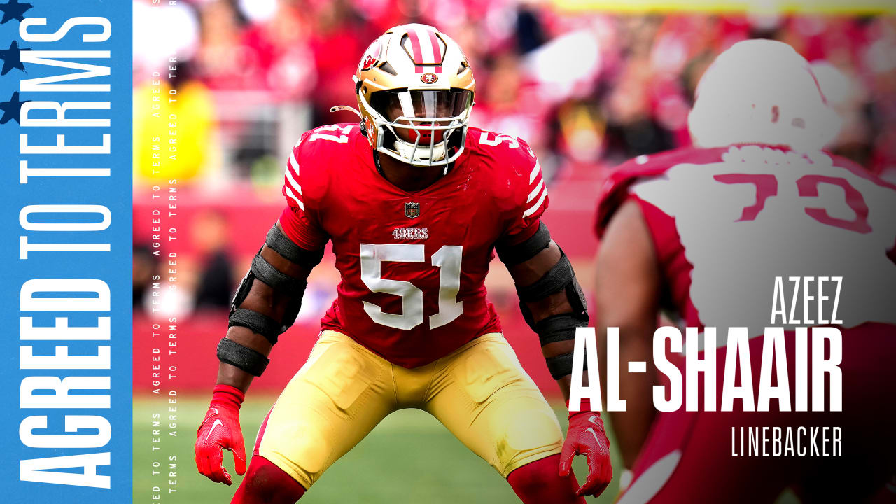 Titans Agree to Terms With Former 49ers LB Azeez Al-Shaair