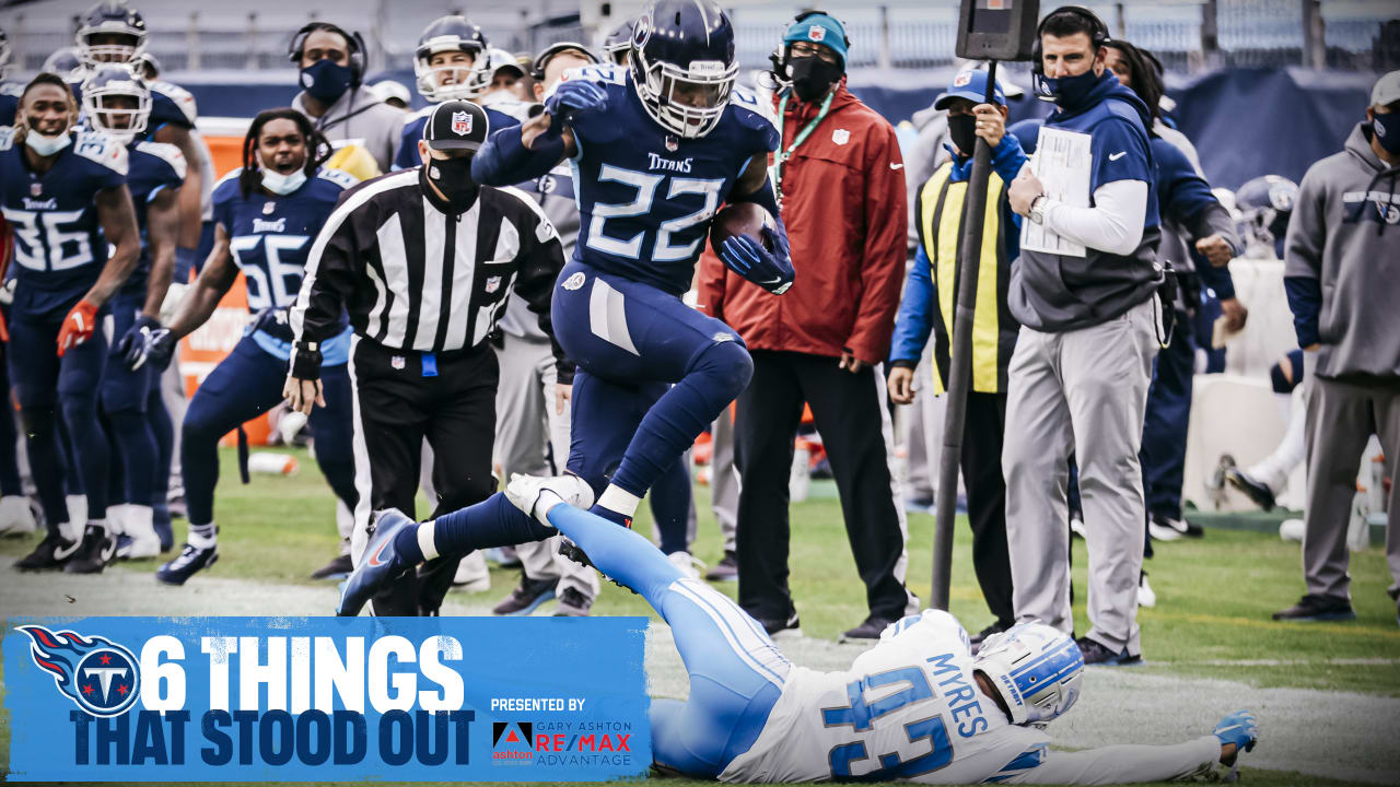 Six Things that Stood Out for the Titans in Sunday's Win Over the Lions