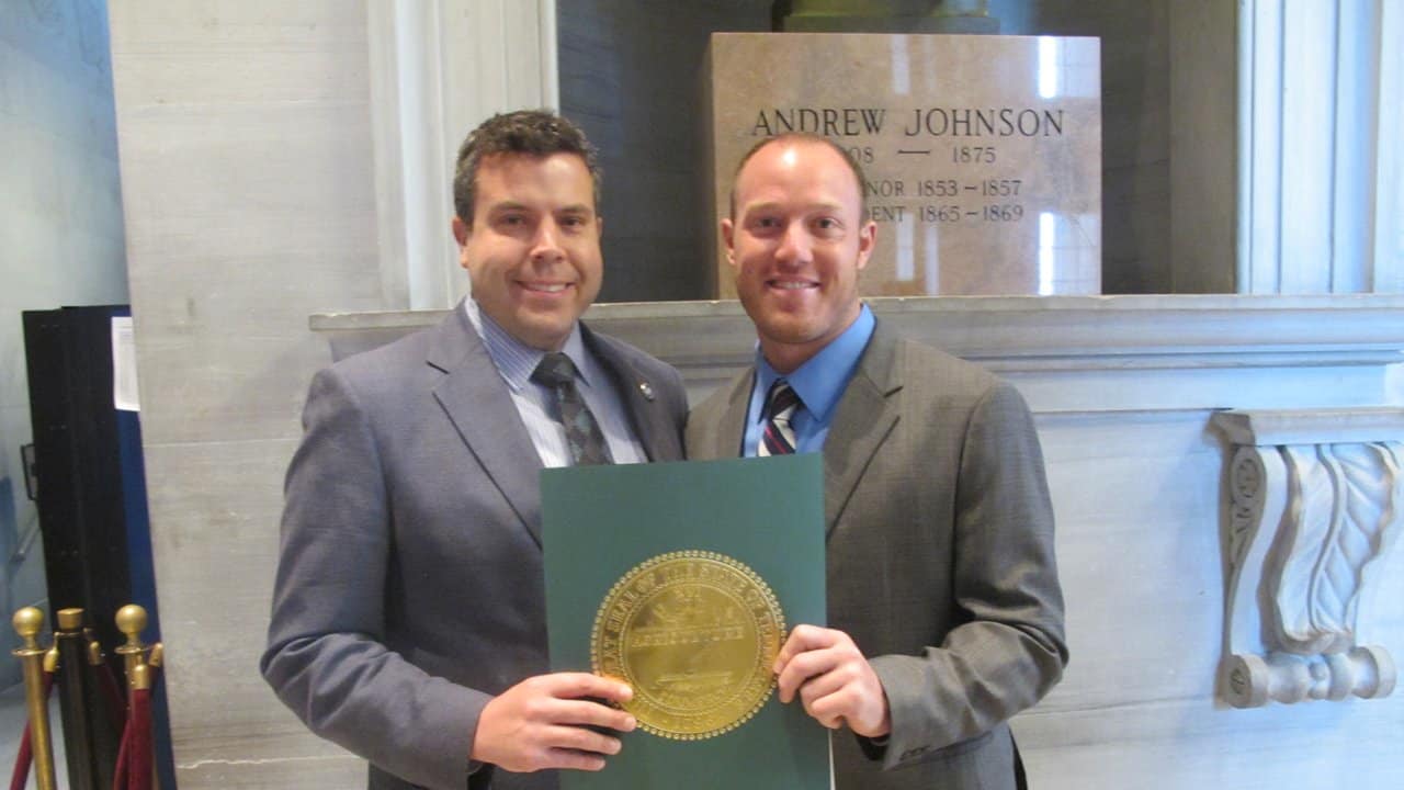 Former Titan Tim Shaw Makes Pitch for ALS Awareness Month