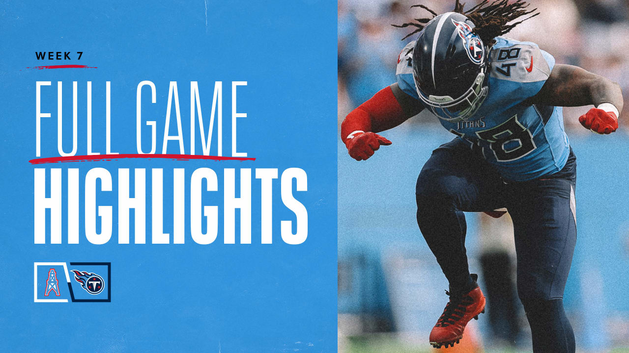 Colts vs. Titans Highlights Week 7 | Game Highlights