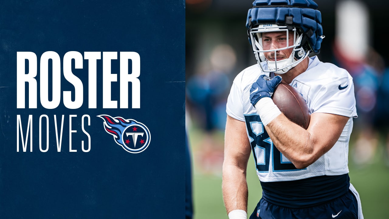 Roster Moves: Titans Promote TE Kevin Rader to Active Roster, Place OL ...