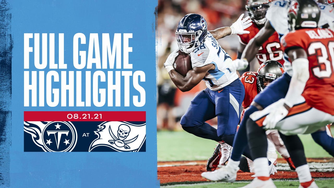 Titans vs. Buccaneers Highlights Preseason Week 2 | Game Highlights