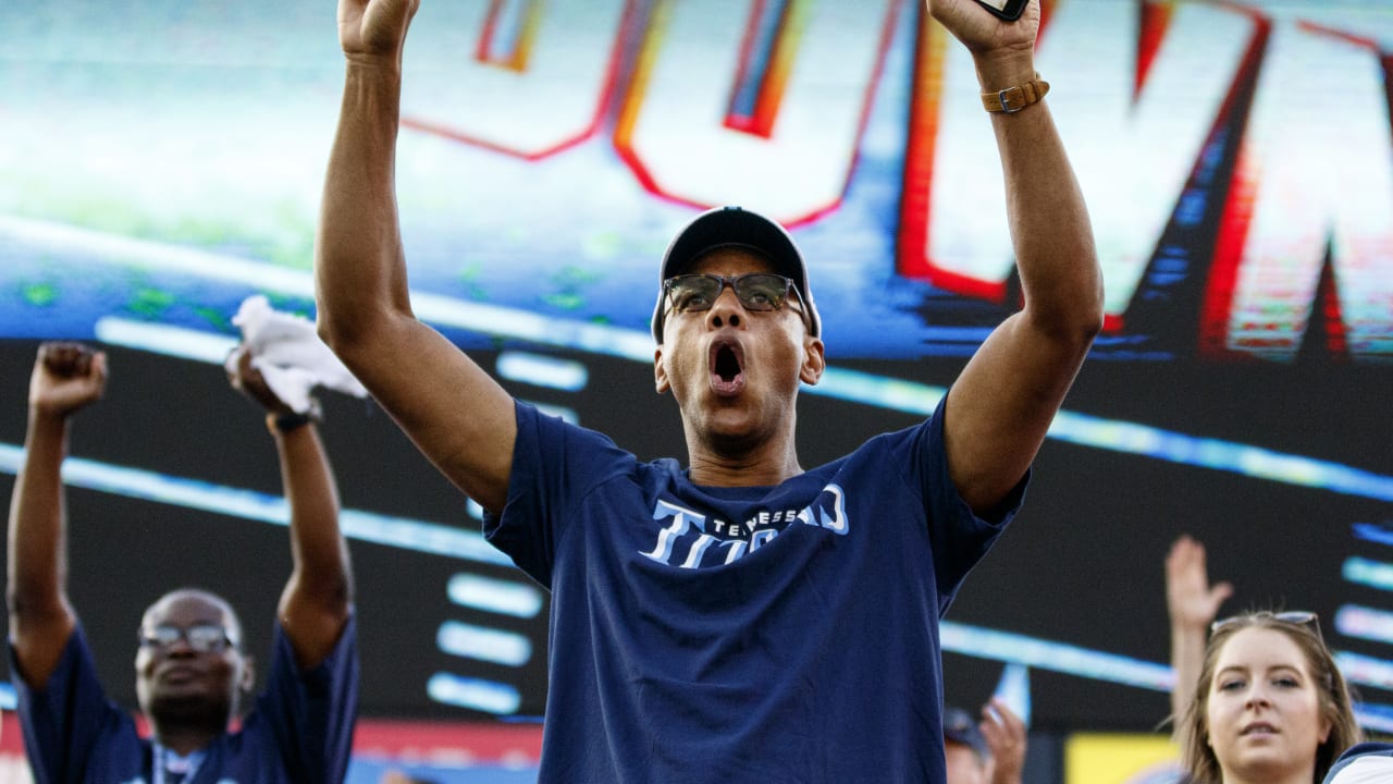 Titans Fans at Preseason Home Opener vs. Patriots