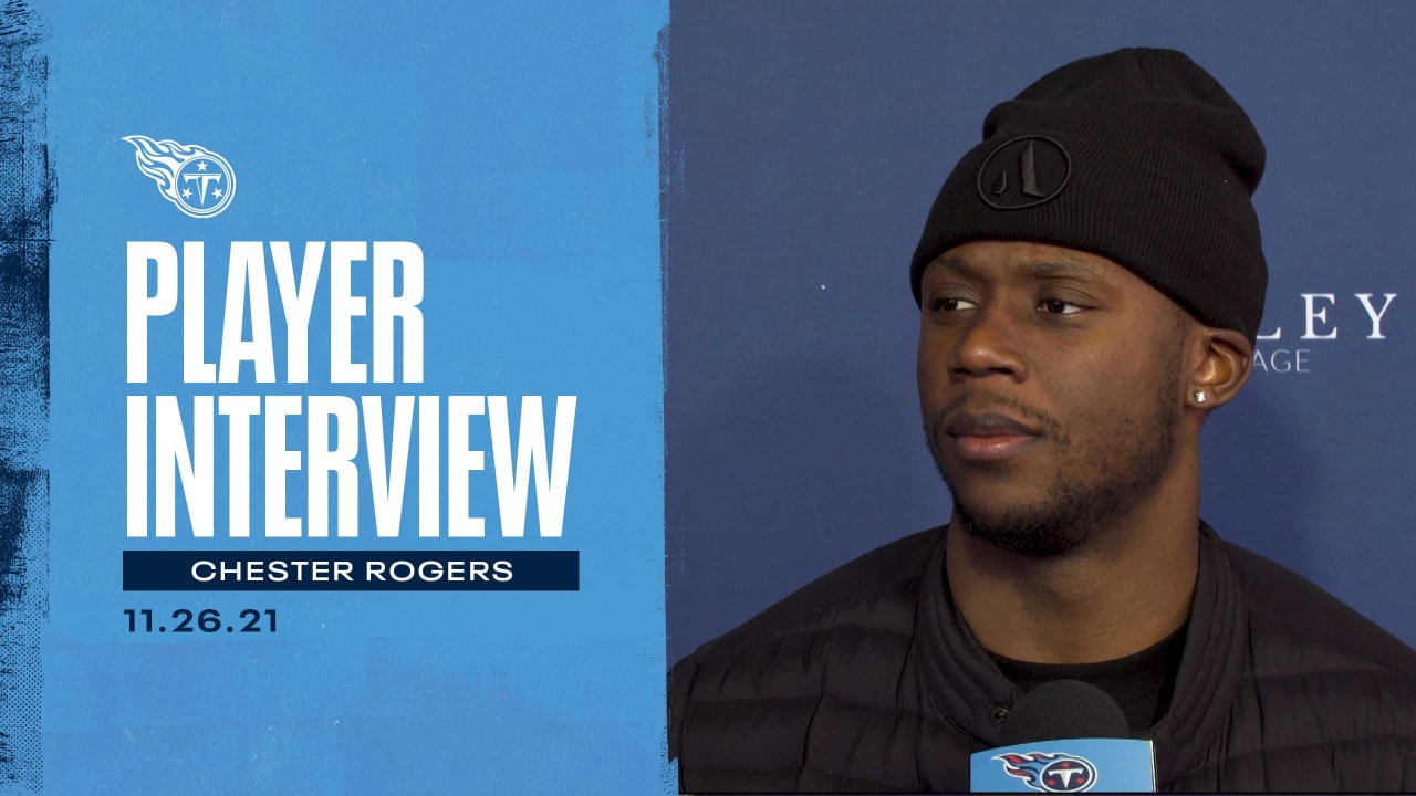 Titans WR Chester Rogers Press Conference