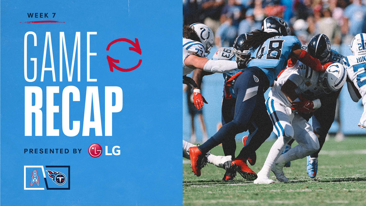 Titans Sweep Colts for the Second Year in a Row, Thanks to Sunday's 19 ...