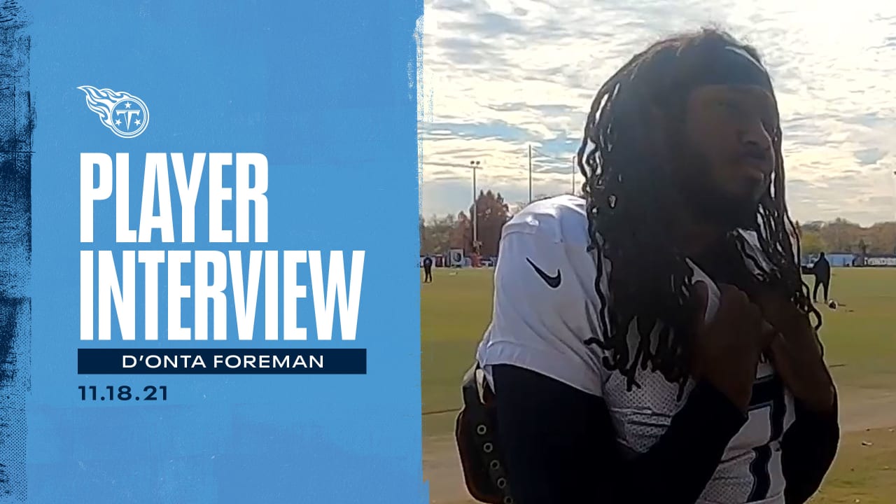 Titans RB D'Onta Foreman Press Conference