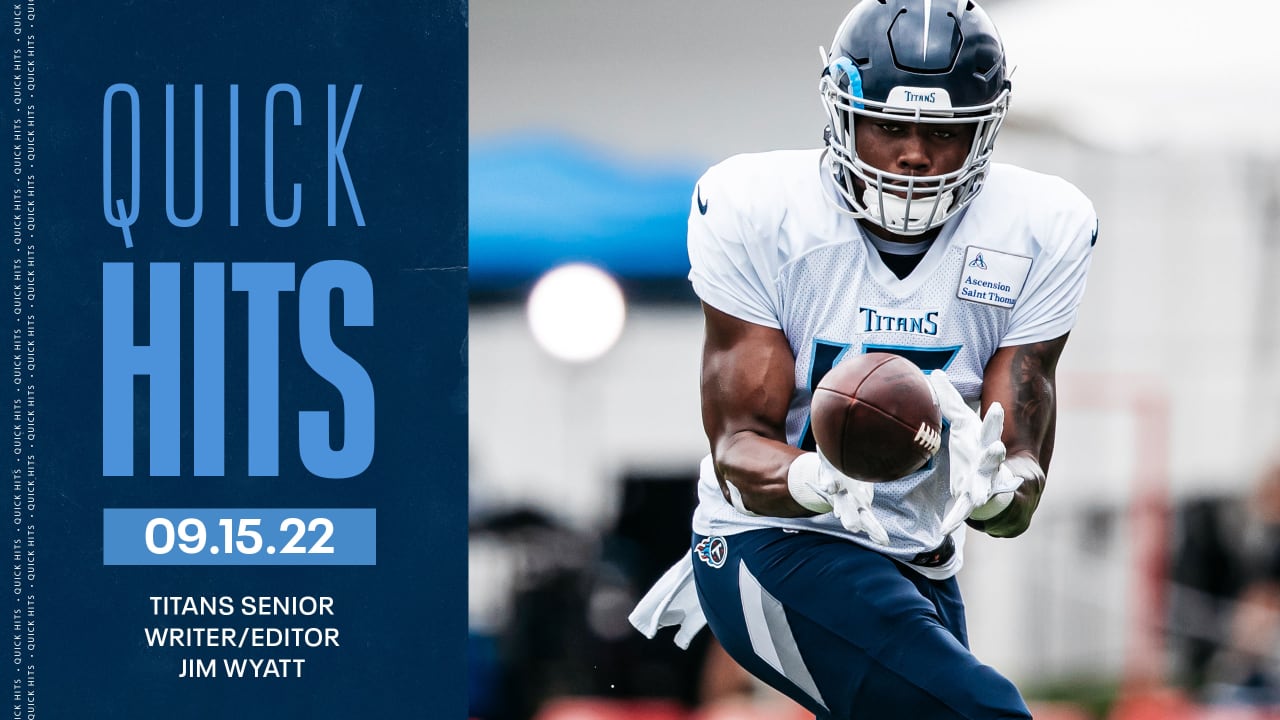 Quick Hits on the Titans From Thursday of Bills Week