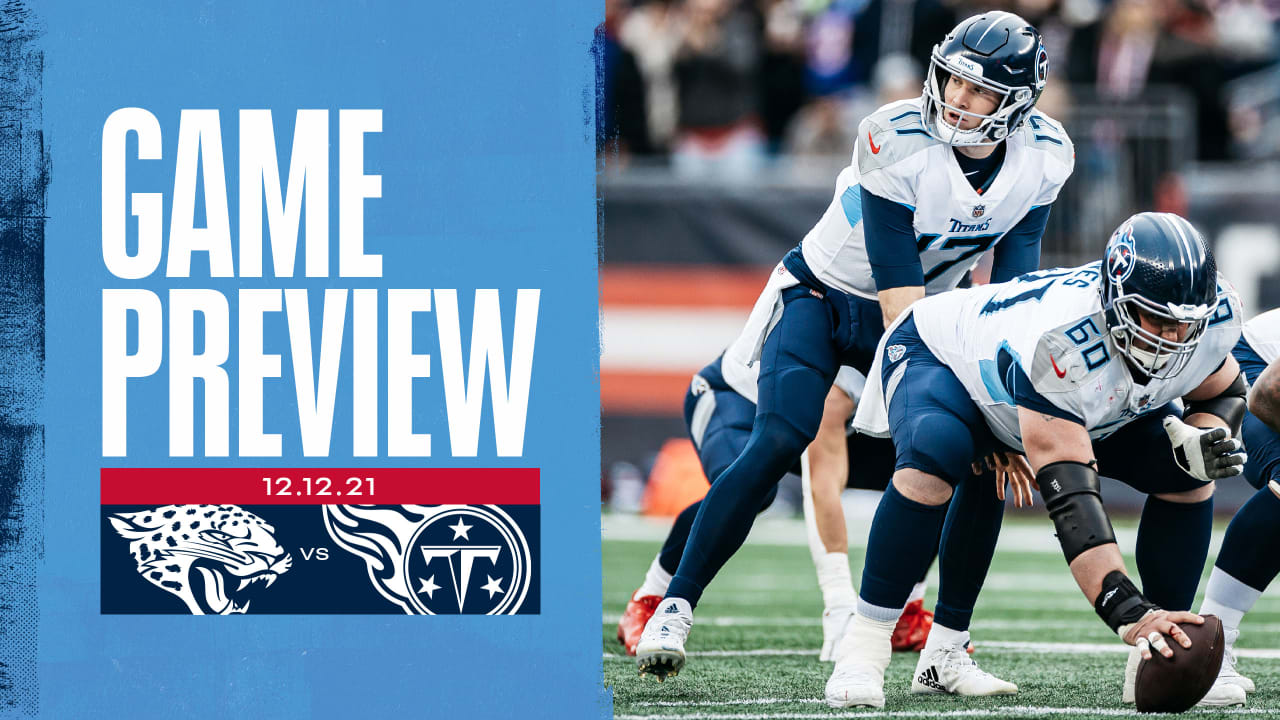 Game Preview: Titans Return From Bye to Host Jaguars