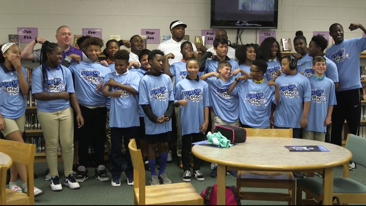 Titans Players Kick Off "Titans Tuesdays" at Thurgood Marshall Middle ...