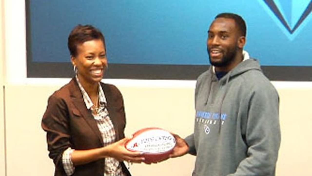 Verner Receives Game Ball For Completing Degree