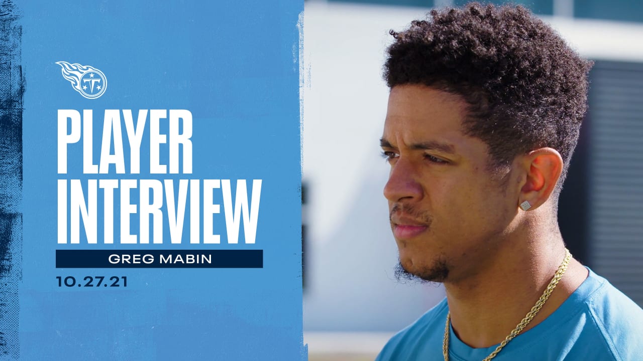Titans CB Greg Mabin Press Conference