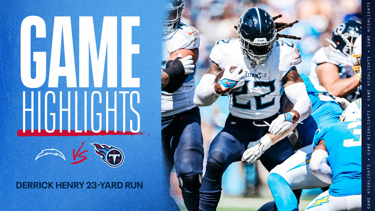 Derrick Henry Bursts Down the Sideline for 23-Yard Gain | Game Highlights