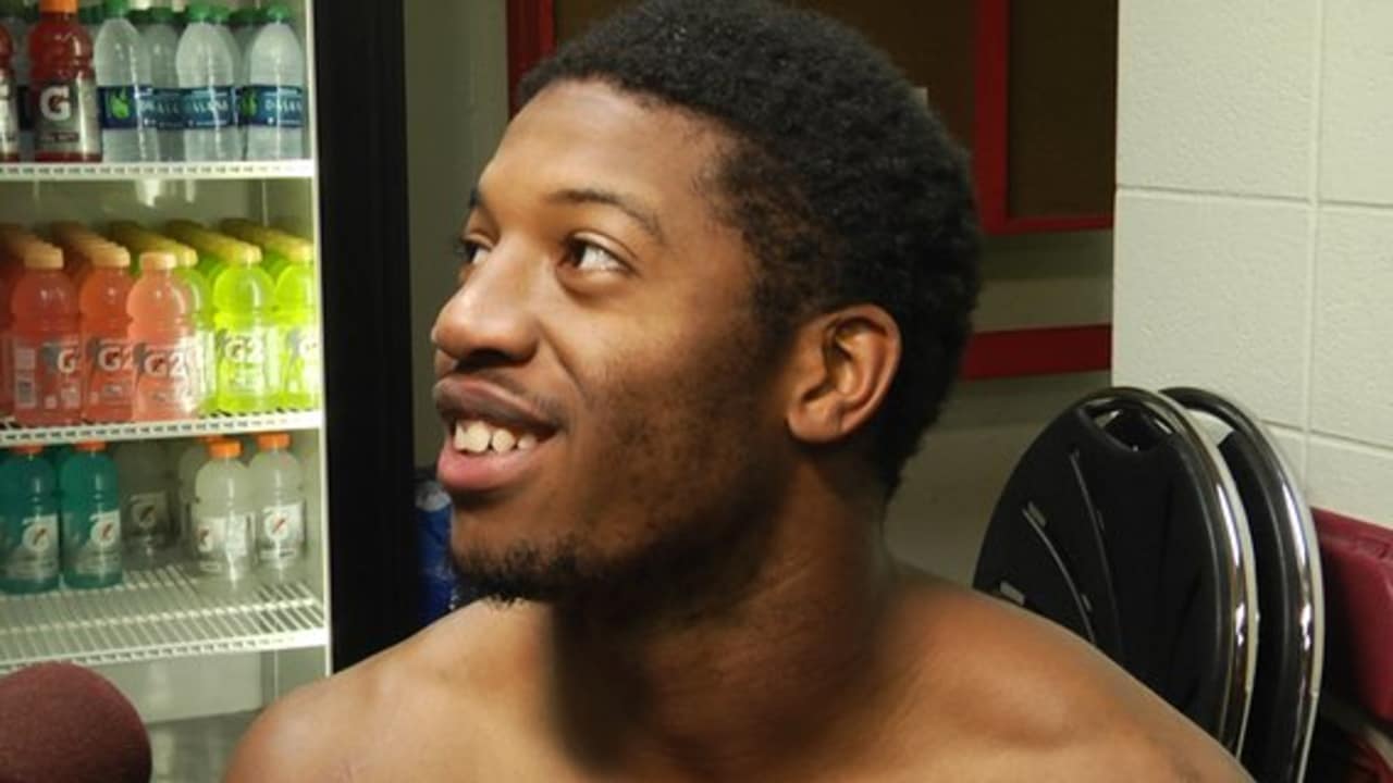 LeShaun Sims on His End Zone Interception