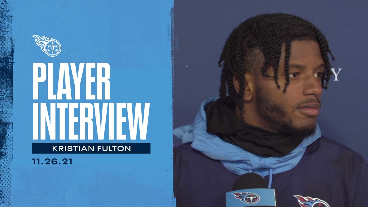 Titans CB Kristian Fulton Press Conference