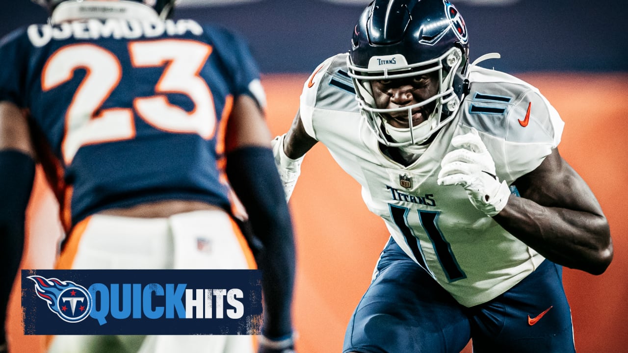 Quick Hits After Friday's Titans Practice