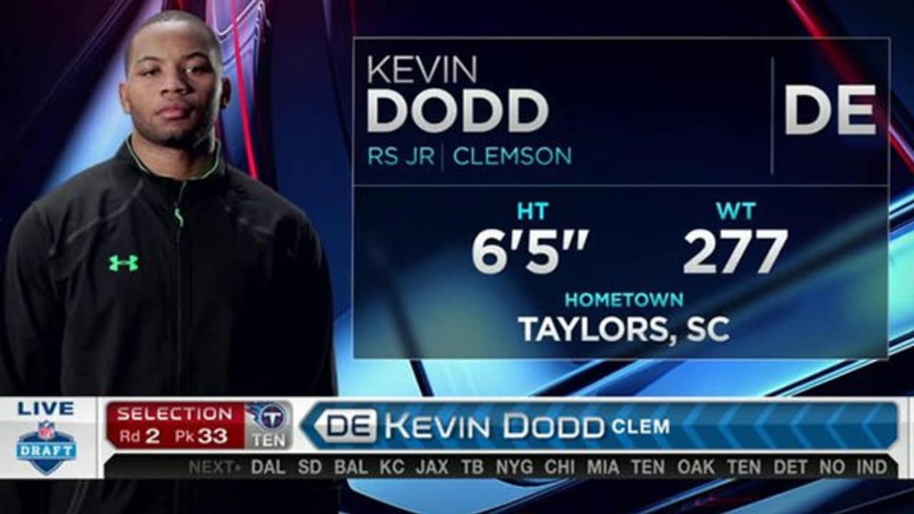 Titans Pick Kevin Dodd No. 33