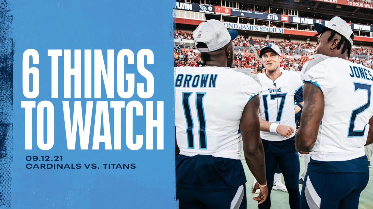 Six Things to Watch in Titans vs Cardinals on Sunday at Nissan Stadium