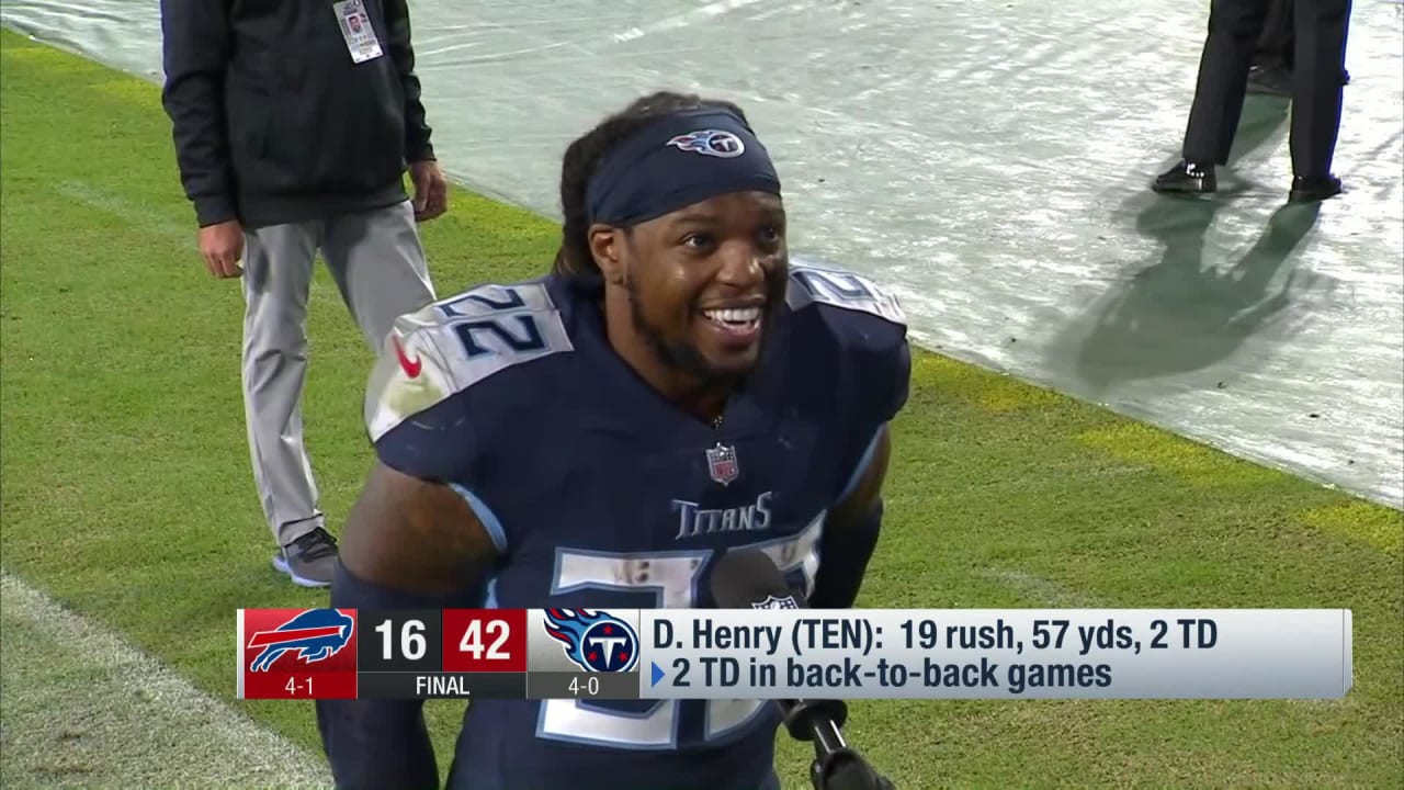 Derrick Henry Reacts to Titans Winning First Game in Over Two Weeks