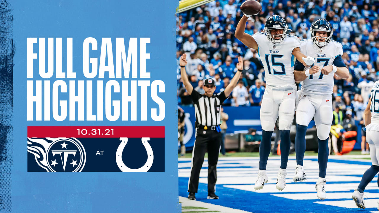 Titans vs. Colts Highlights Week 8 | Game Highlights