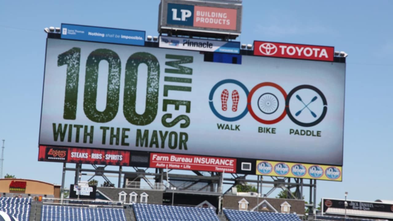 100 Miles with the Mayor Goes Through LP Field