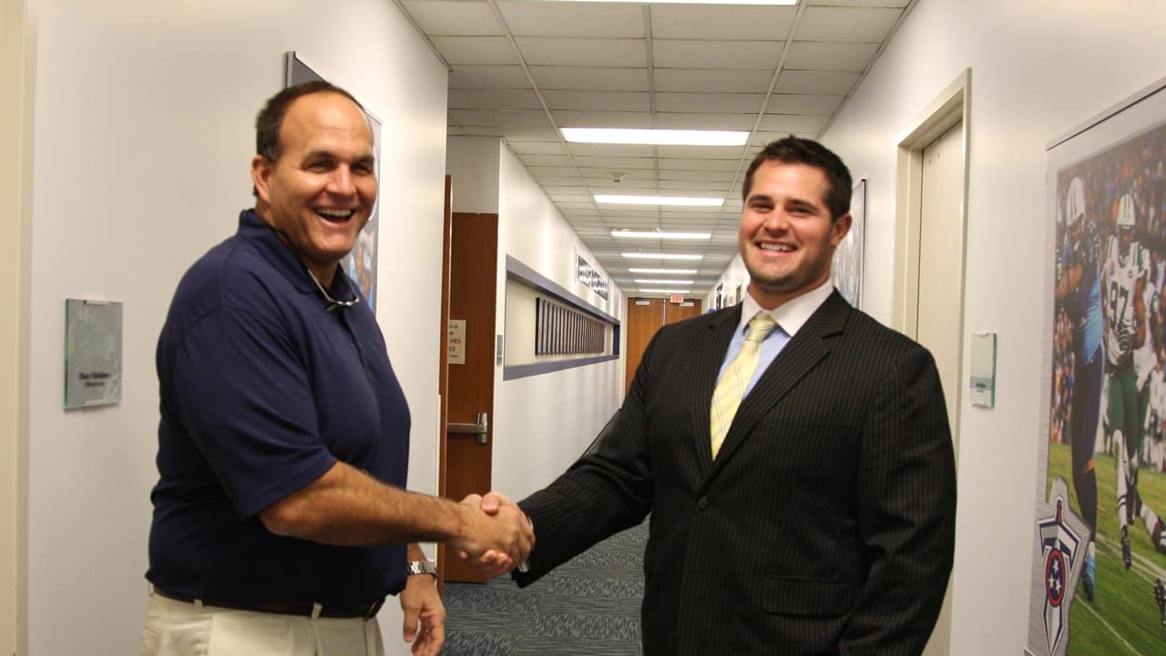 Andy Levitre Arrives at Baptist Sports Park