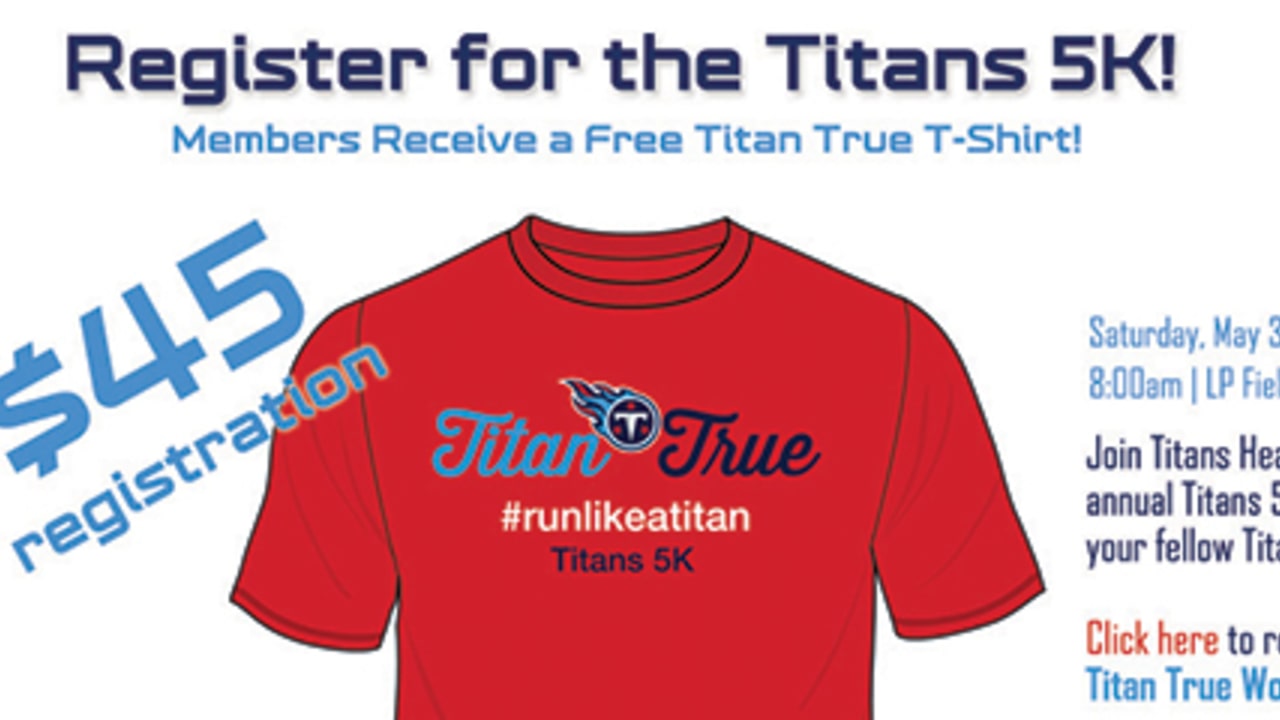 Titan True Members: Register for the Titans 5K
