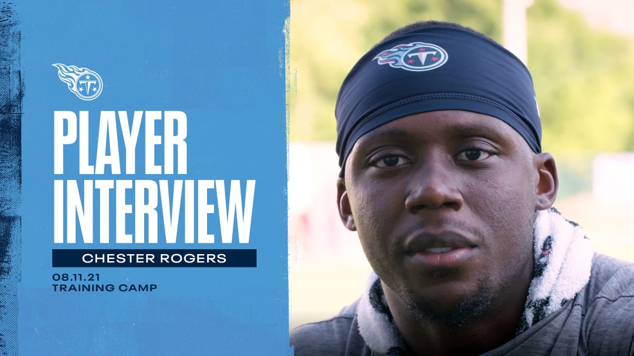 Titans WR Chester Rogers Press Conference