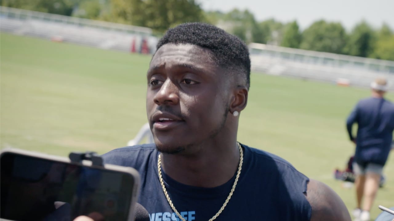 Titans WR A.J. Brown: It's a Blessing to be Back Out Here with the Team