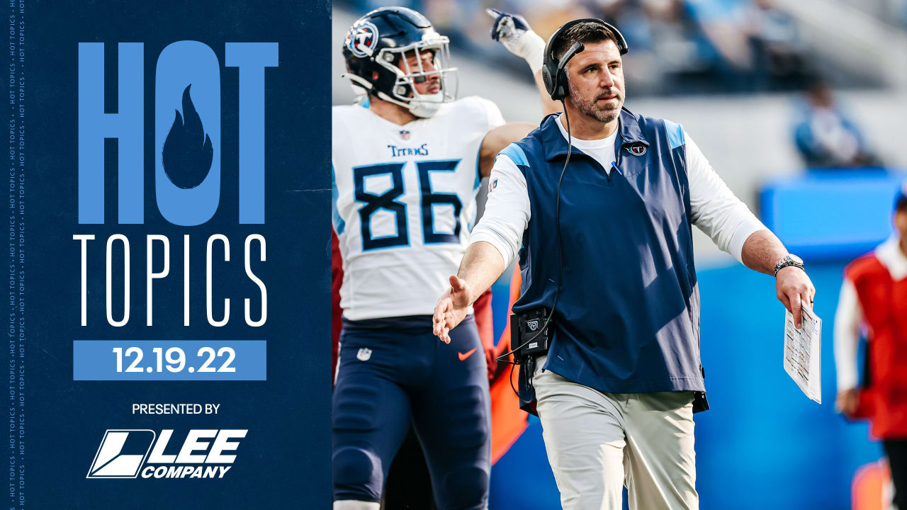 Hot Topics From Titans HC Mike Vrabel's Monday Presser