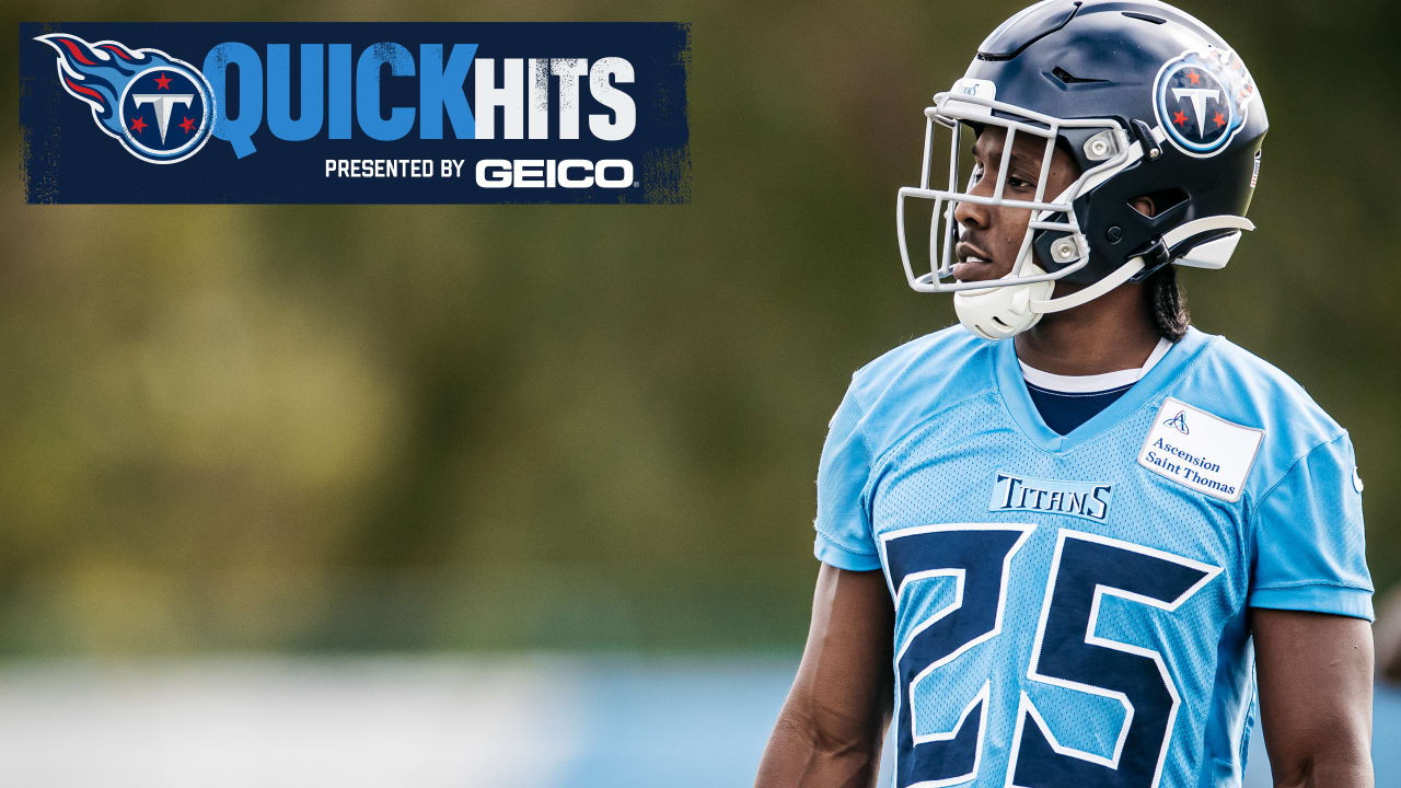 Quick Hits After Thursday's Titans Practice