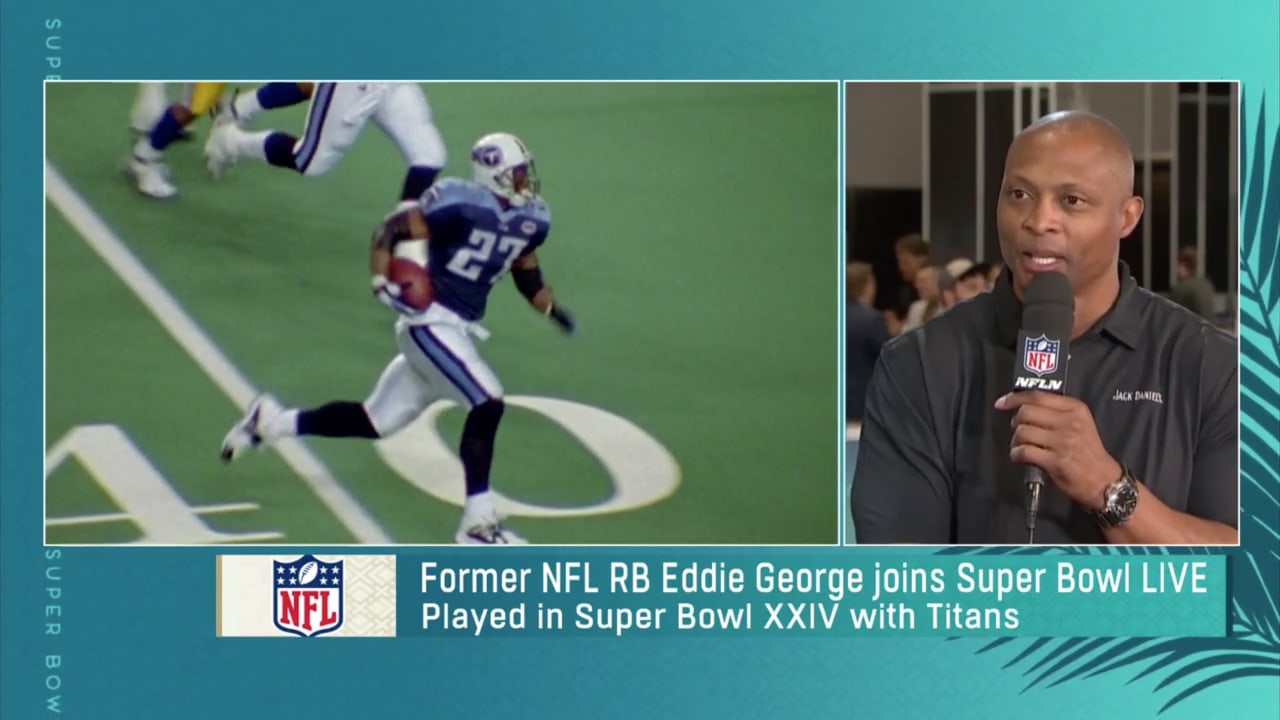 Former Titans RB Eddie George Reflects on Super Bowl XXXIV
