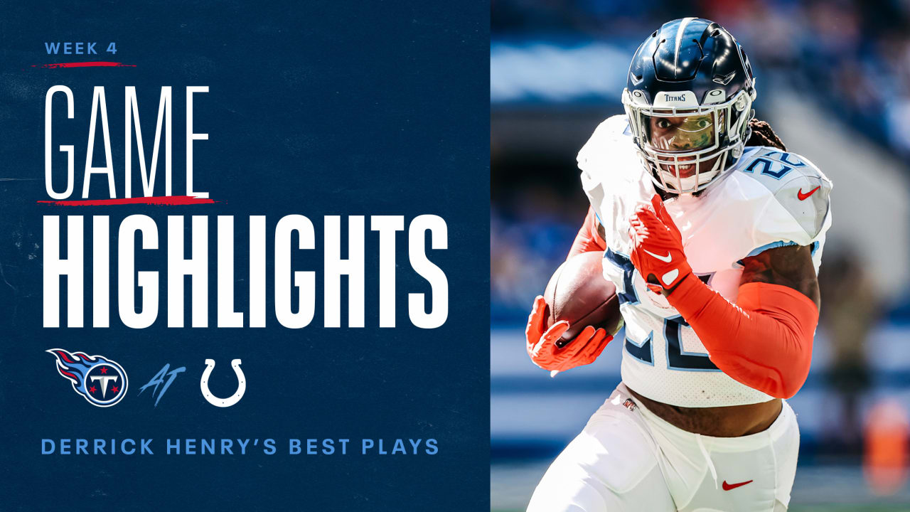 Derrick Henry's Best Plays in 147-Yard Game Week 4 | Game Highlights