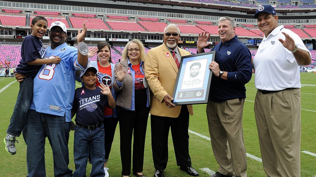 Titans Honor Pro Football Hall of Famer, Former Oiler Curley Culp
