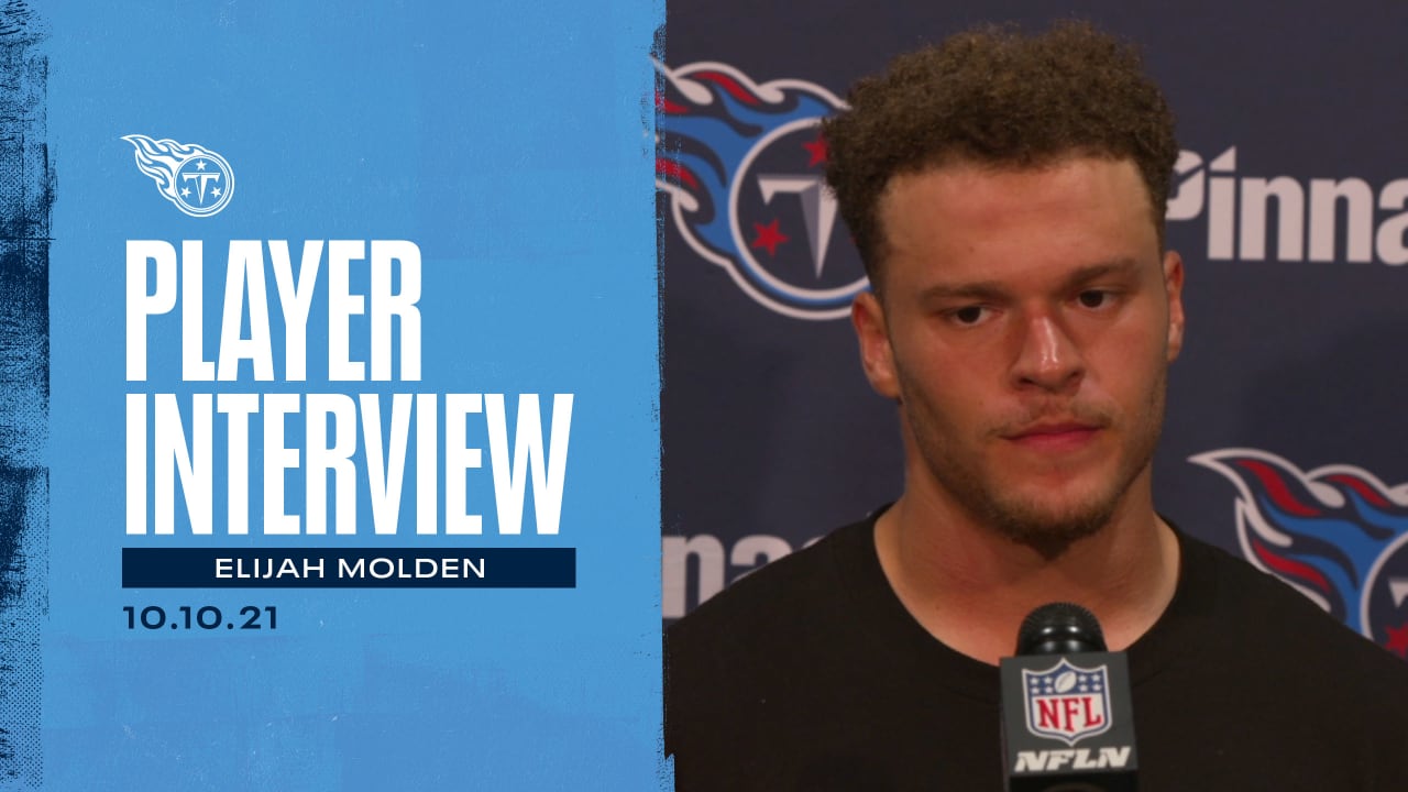 Titans CB Elijah Molden Press Conference