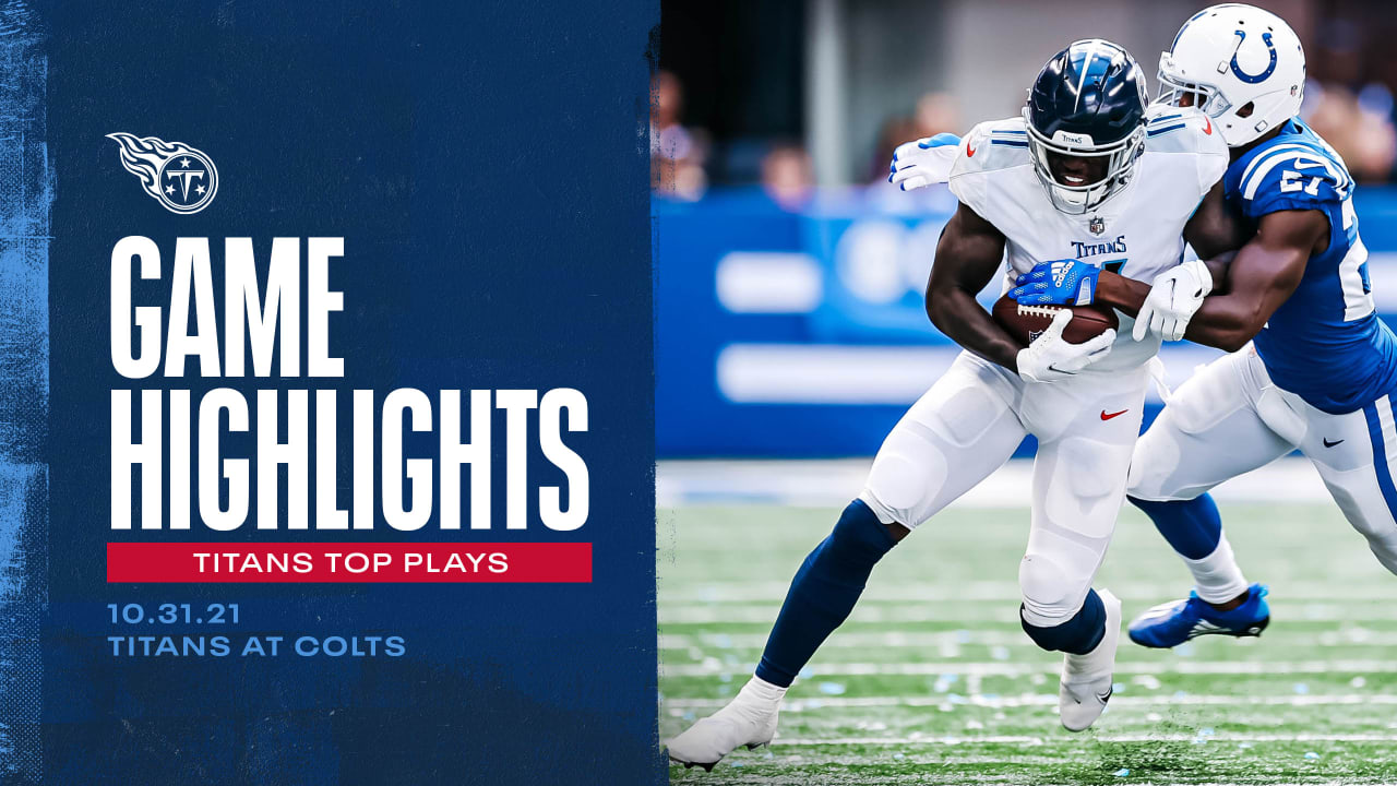 Titans' Top Plays vs. Colts Week 8 | Game Highlights