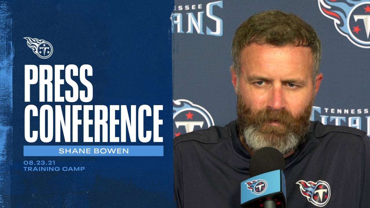 Titans Defensive Coordinator Shane Bowen Press Conference