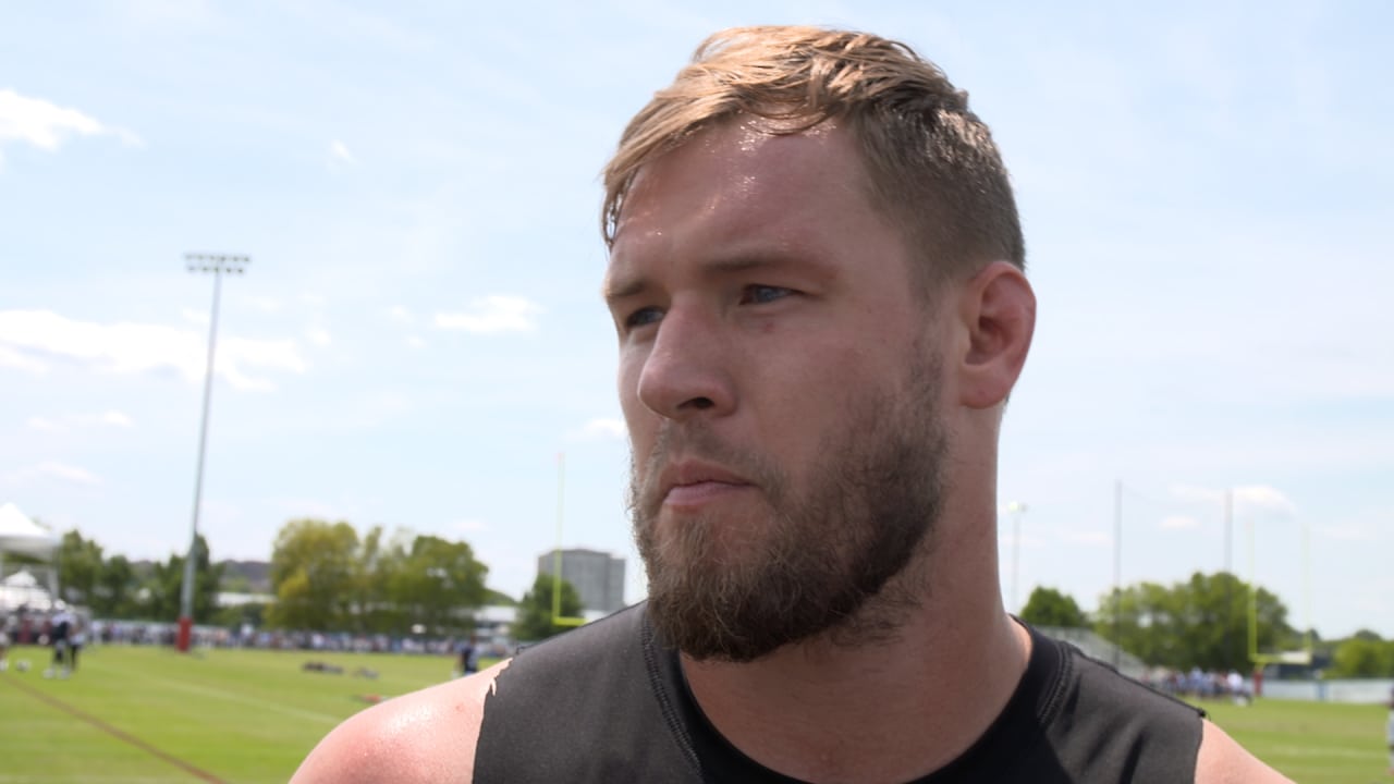 Will Compton on the First Day of Pads