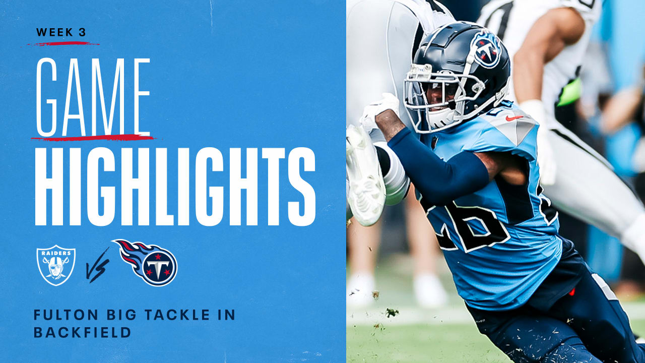 Kristian Fulton Chases Adams Down in Backfield for 4-Yard Loss | Game ...