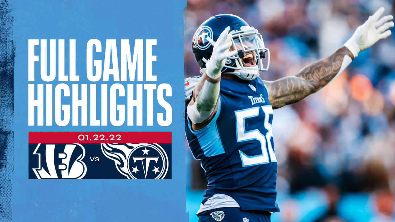 Bengals vs. Titans Highlights Divisional Round | Game Highlights