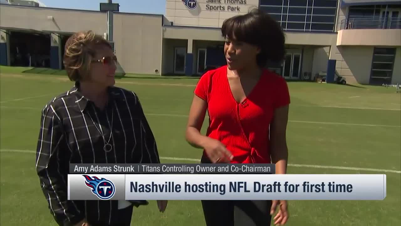Titans Owner Amy Adams Strunk Discusses Nashville Hosting 2019 NFL Draft