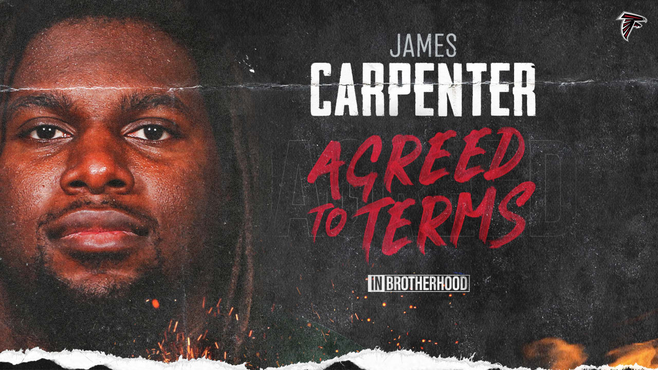 Falcons agree to terms with James Carpenter