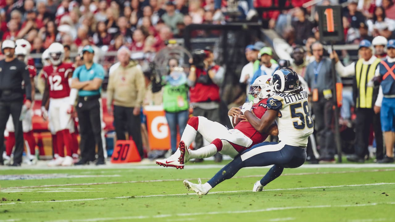 Cory Littleton ends Kyler Murray's lengthy scramble with huge sack